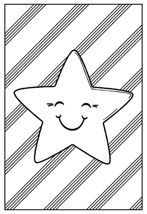 Desenho De Estrela Patriotica Para Colorir