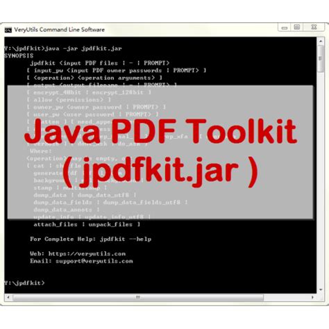 Java Pdf Toolkit Is A Powerful Command Line Tool For Manipulating Pdf Documents