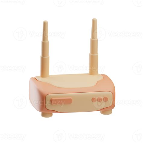 Office Work Wifi Router Illustration D PNG