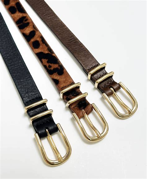 Julane Hair On Brave Leather Belt Custom Made For You