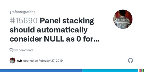 panel stacking should automatically consider null as 0 for the graphic representation · issue