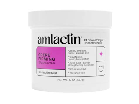 Amlactin Crepe Firming Cream 15 Lactic Acid Aha 12 Oz 340 G