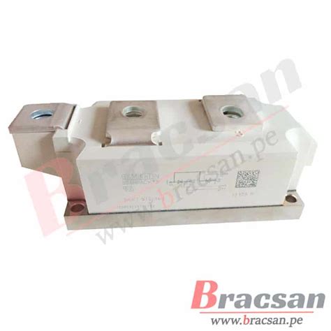 Modulo Semipack5 Tiristor 570amp 1600v Semikron Skkt 570 16 E Bracsan