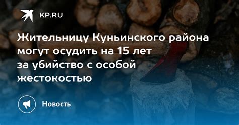 Жительницу Куньинского района могут осудить на 15 лет за убийство с особой жестокостью Kp Ru