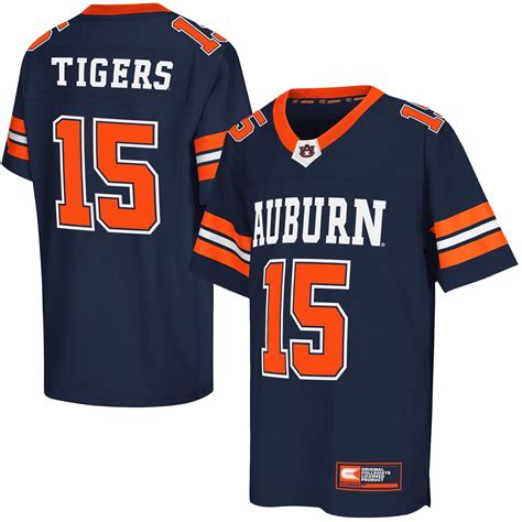 Colosseum Auburn Tigers Youth Navy Football Jersey