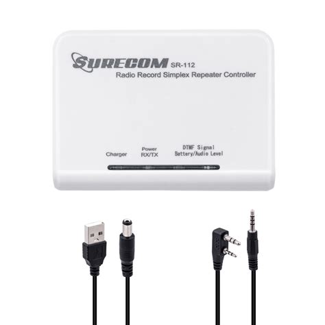 Surecom Sr 112 Cross Band Radio Simplex Repeater Controller With K Plug 46 K Cable For Kenwood