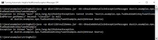 Inspired By Actual Events Better NullPointerException Messages Automatic In JDK 15