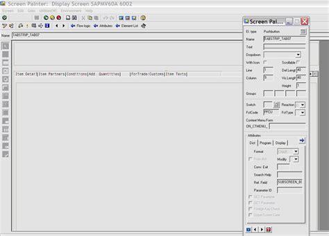 My Experiments With Sap Adding Custom Tab To The Transaction Vf01vf02