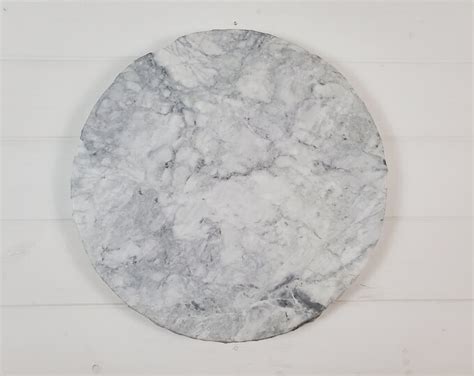 18 Granite Lazy Susan Turntable Table Top With Broken Edge Profile Etsy