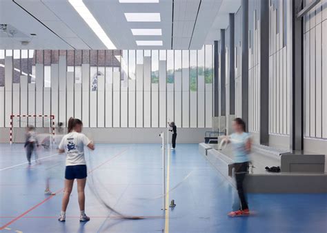 Gymnasium And Town Hall Esplanade In Chelles By Lan Architecture