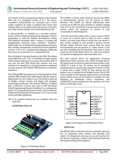 Ball Following Robot Using Esp32 Cam And Arduino Uno Pdf