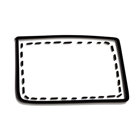Square Shape Dotted Line 39628516 Png