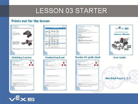 VEX IQ Curriculum Your First Robot Lesson 03