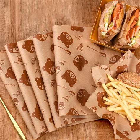 Greaseproof Paper 50 Sheets Food Wrapping Sandwich Bread Baking Paper Kitchdt Eur 351 Picclick Fr