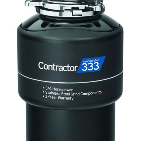 Contractor 333 Garbage Disposal 3 4 Hp