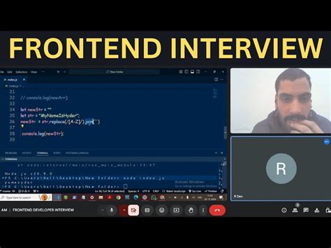 Mastering Javascript Insights From A Front End Developer Interview Galaxyai