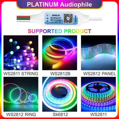 Jual Sp621e Music Bluetooth Mini Rgb Controller Led Pixel Ws2812 Sk6812 Shopee Indonesia