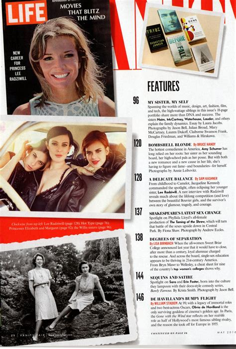 Vanity Fair May 2016 Amy Schumer Sarah Silverman Lee Radziwill