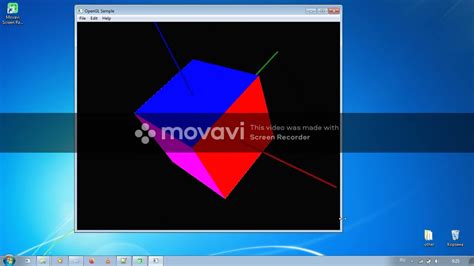 Win32 Opengl Demo Program Template Tcc Compiler Youtube