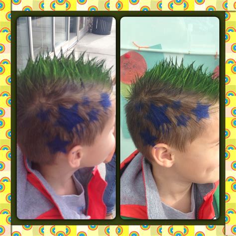 Crazy Hair Day Preschool School Hair Color Boy Crazy Hair Crazy Hair