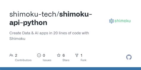 Github Shimoku Techshimoku Api Python Create Data And Ai Apps In 20 Lines Of Code With Shimoku