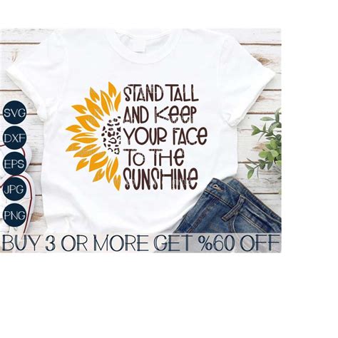 Sunflower Svg Sunflower Clipart Quote Svg Summer Svg Sun Inspire