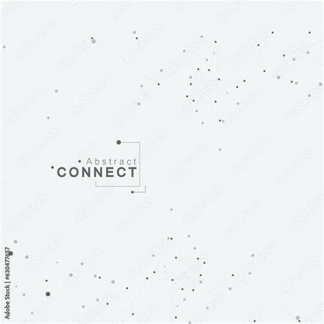 Biotechnology And Medicine Cell Connect Element Modern Connection Structure Vector Science