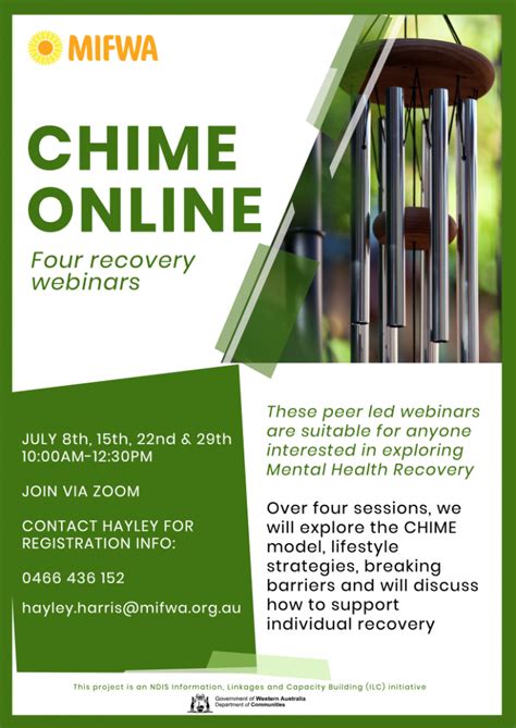 Chime Online Four Recovery Webinars • Mifwa
