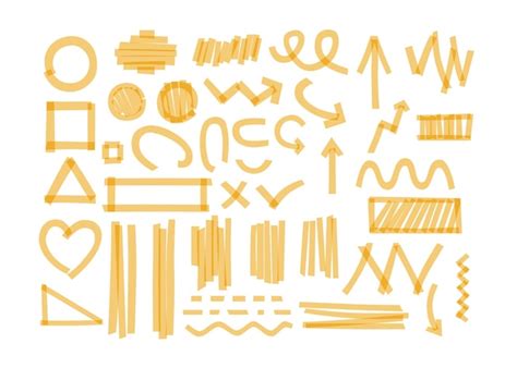 마커 스트로크 강조 무료 벡터