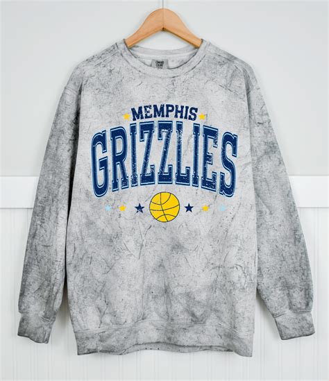 Comfort Colors Color Blast Grizzlies Retro Sweatshirt Pink Mustache