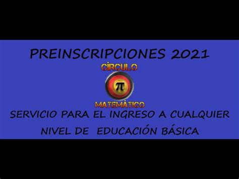 Preinscripciones Nivel Secundaria 2020 2021