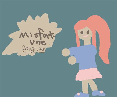 A Girl Who Sells Misfortune Drawception