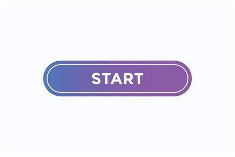 Start Button Vectorssign Label Speech Bubble Start 17121007 Vector Art