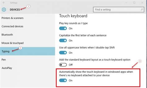 How To Make Touch Keyboard Automatically Appear In Windows 10