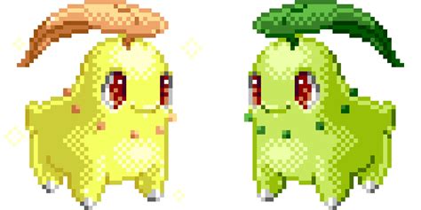Shiny Chikorita Sprite