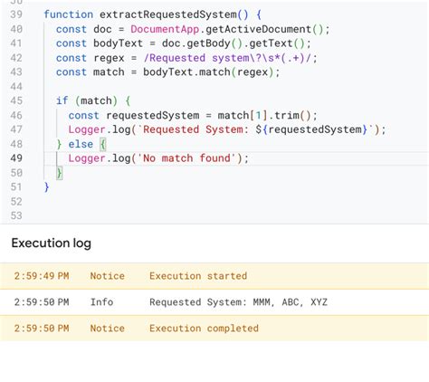 Javascript How To Fetch Multiple Text In The Next Line Without Whitespace Using App Script