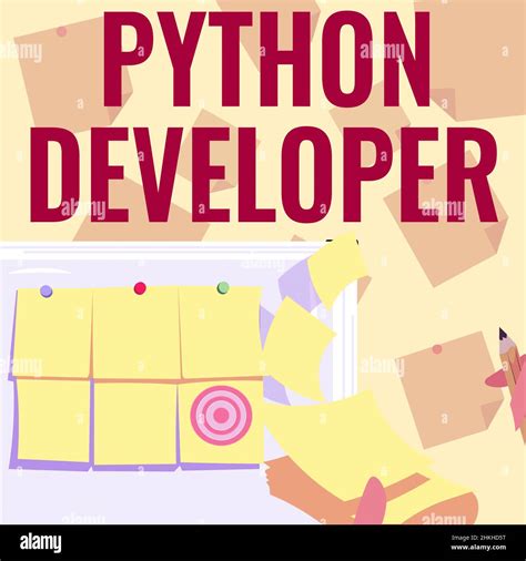 inspiration showing sign python developer business idea responsible