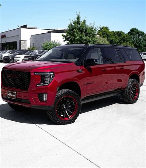 Y O U R D R E A M C A R Red Gmc Suv Design Red Gmc Truck Design Red