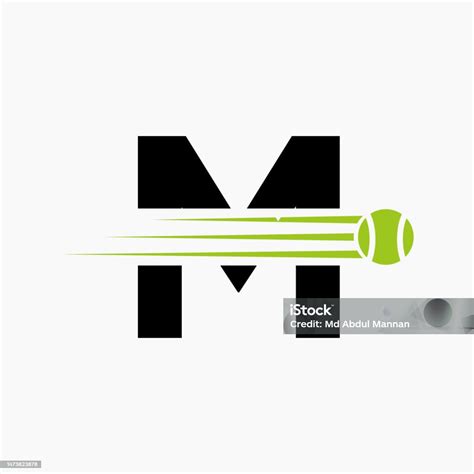 이니셜 M 테니스 로고 테니스 스포츠 로고 유형 기호 경기 스포츠에 대한 스톡 벡터 아트 및 기타 이미지 경기 스포츠 경쟁 공 스포츠 장비 Istock