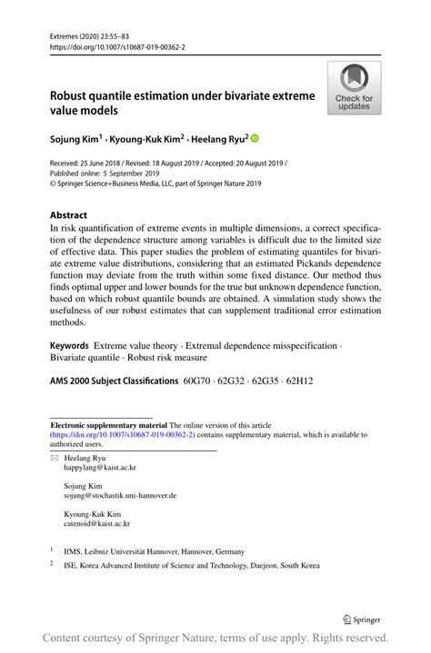 robust quantile estimation under bivariate extreme value models