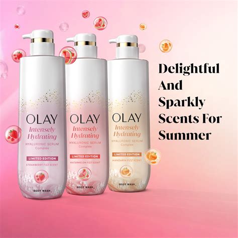 Olay Intensely Hydrating Body Wash Strawberry