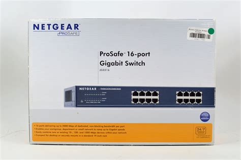 Netgear Prosafe Port Ethernet Gigabit Switch Jgs Resale Technologies