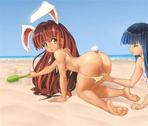 Would You Build A Sandcastle With Bunny Pic
