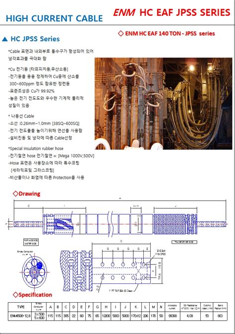 대형케이블 ENMHC ZPSS series 주 이엔엠
