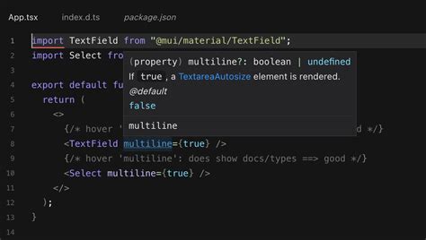 No Typescript Definitions Or Docs For Material Ui V5 Textfield Stack