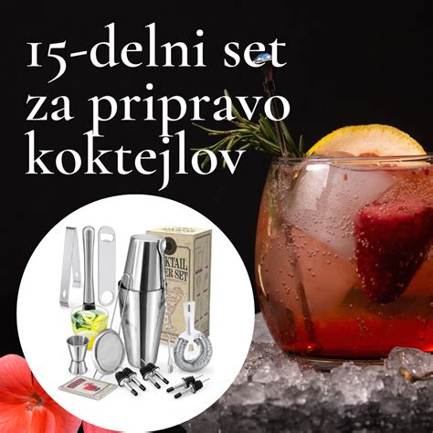Delni Set Za Pripravo Koktejlov Teko E Zadeve