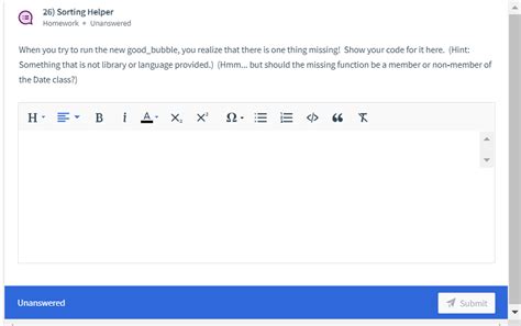 Solved Sorting Homework Unanswered You Have This Chegg
