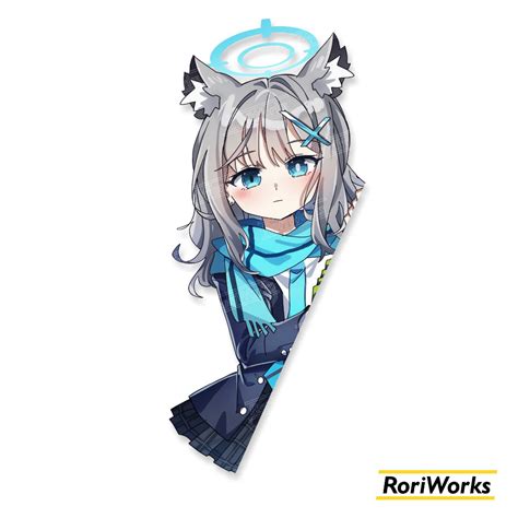 Jual Stiker Anime Intip Shiroko Sunaookami Blue Archive Shopee Indonesia