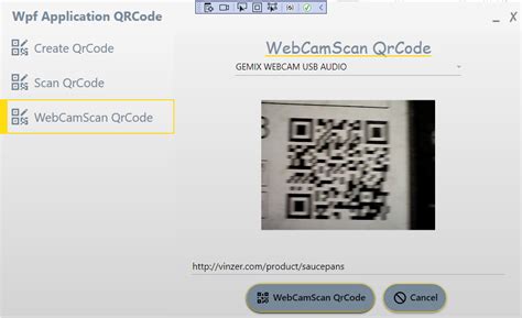 Github Mg Makerqrcodewpf Wpf Project For Create Scan And Webcam Scan Qrcode