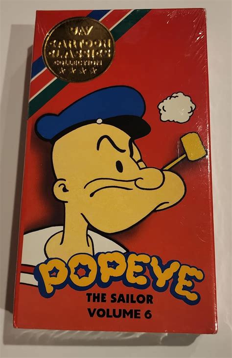 Vhs Lot Animated Vintage Cartoon Classics Popeye The Sailor Olive My